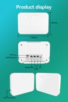 China Modular 4G Router 11AC Dual Band 1200Mbps LTE CPE with VPN and Battery for sale