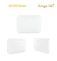 China KS-LTE517 4G LTE CPE Router 1200Mbps Dual Band WiFi 11AC with 3x RJ45 Ports Battery Optional for sale