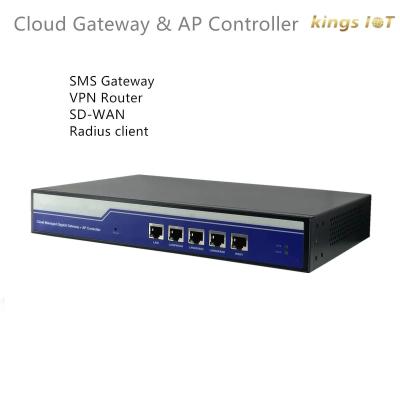 China KS-MR200 Enterprise Gateway VPN Router AC Controller 5 Gigabit Ports 200 AP Management for sale