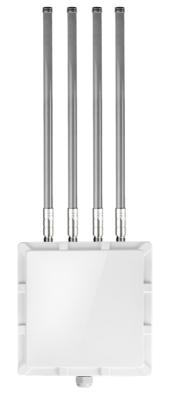 China WiFi 6 Outdoor Access Point Qualcomm IPQ5018 3000Mbps Dual Band SFP Fiber Port IP65 for sale