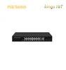 China 16 Port Gigabit PoE+ Switch 300W 250m Extend Mode for CCTV IP Camera Wireless AP for sale