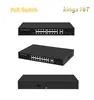 China 16 Port Gigabit PoE+ Switch 300W 250m Extend Mode for CCTV IP Camera Wireless AP for sale
