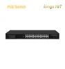 China 24 Port Gigabit PoE Switch 48V 400W with 2 SFP Uplink Ports for IP Cameras and Wireless AP for sale