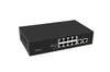 China 8 Port Gigabit PoE Switch 120W 10 100 1000Mbps with 2 Uplink Ports IEEE 802.3af at for sale