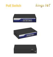 China 4 Port Gigabit PoE Switch 48V IEEE 802.3af at 65W Power Supply with VLAN Extend Mode for sale