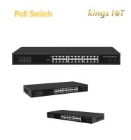 China 24 Port Gigabit PoE Switch 400W 30W per Port IEEE 802.3af at with 2 SFP Uplink for sale
