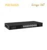 China 24 Port Gigabit PoE Switch 400W IEEE 802.3af at 30W per Port 2 SFP Uplink for sale