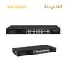 China 24 Port Gigabit PoE Switch 400W IEEE 802.3af at 48V Active PoE with 2 SFP Uplink for sale
