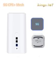China Outdoor 5G CPE with Qualcomm Chipset 3.4Gbps Speed SIM Card Slot PoE Support for sale