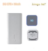 China Outdoor 5G CPE Router Qualcomm Chipset 3.4Gbps Speed SIM Card Slot VPN eSIM TR069 for sale