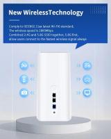 China Dual Band WiFi 6 Indoor 5G CPE Router 1800Mbps 100+ Users Unisoc Chipset for sale