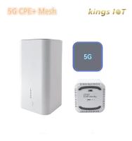 China 11ax 1800Mbps 5G Router with SIM Slot Qualcomm X62 Dual Band WiFi 6 CPE for sale