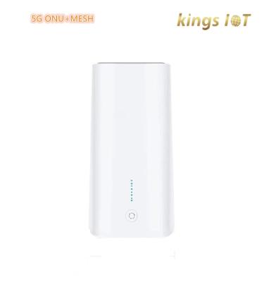 China Small Size WiFi6 ONU GPON Dual Band 3000Mbps 2.4G 5G AX3000 4GE RJ11 USB for sale