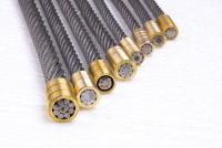 China 8×19S+8×7+PP 8mm Construction Elevator Steel Rope with 1570N/mm² Tensile Strength for Elevator for sale