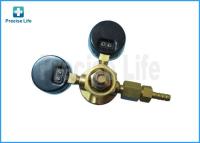 China Female 0.96''-14 Argon Gas Welding Regulator 2 Gauge Single Stage for sale