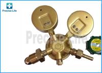 China Hospital Medical Gas System G5/8 male Oxygen regulator with 2 gauge for sale