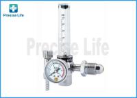 China Zinc Alloy G5/8 male CO2 / Argon pressure regulator with Gas Flowmeter for sale