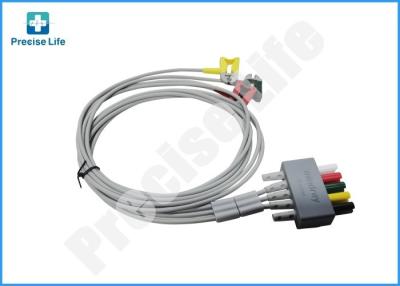 China Mindray 0010-30-42732 Ecg Lead Set EL6304A 3 Leadwire With Clip for sale