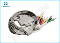 China Nihon Kohden BJ-961D ECG Patient Cable IEC Color Code 3.0DIN 10 Leads TPU Cable 3.6m for sale