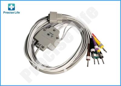 China Nihon Kohden BJ-963D ECG Patient Cable IEC Color Code 3.0DIN For ECG Machine for sale