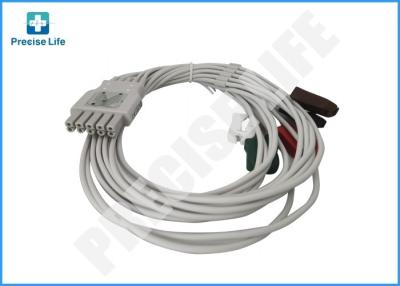 China Drager MP03414 ECG Cable 5-lead Dual-pin Connector IEC2 Color Code 1.5m for sale