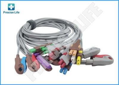 China GE 2104749-001 ECG leadwire set Base 10 Grabber AHA GE 2104749-001 ECG cable for sale