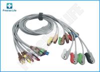 China GE 2104749-001 ECG leadwire set Base 10 Grabber AHA GE 2104749-001 ECG cable for sale