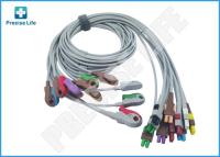 China GE 2104749-001 ECG leadwire set Base 10 Grabber AHA GE 2104749-001 ECG cable for sale