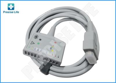 China GE 2104722-001 ECG trunk cable 10 lead IEC color code GE 22341808 ECG trunk cable for sale