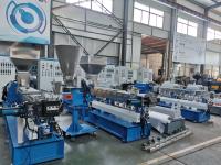 China Automatic Plastic Recycling Extruder Machine for Custom Plastic Rubber Twin Screw Extruder for sale
