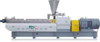 China 250-360kg/h Capacity Co-Rotating Twin Screw Extruder for EVA Plastic Processing for sale