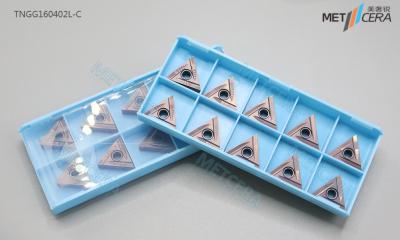 China 60° Triangle Negative With Hole TNGG16 Left Hand Cutting Turning Insert, Carbide Insert, Grounded Insert for sale