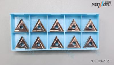 China 60° Triangle Negative With Hole TNGG160402R Right Hand Cutting Turning Insert Carbide Insert, Grounded Insert for sale