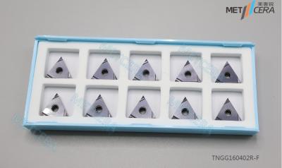 China 60° Triangle Negative With Hole TNGG160402R-F Right Hand Cutting Turning Insert, Carbide Insert, Grounded Insert for sale
