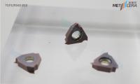 China PVD Coated HV3500 Hardness CNC Grooving Insert for Stainless Steel Processing TGF32R040HC-010 for sale