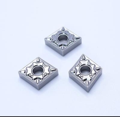 China External Turning CNC Lathe Machine Inserts HRA92.5 Hardness CNMG120404-FQ Uncoated Carbide Inserts for sale
