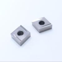 China Metal Ceramic Lathe Inserts , Silver CNC Machine Insert CNGG120404L-C MC1020 for sale