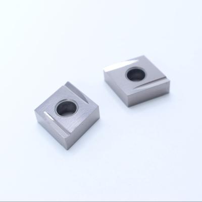 China Metal Ceramic Lathe Inserts , Silver CNC Machine Insert CNGG120404L-C MC1020 for sale