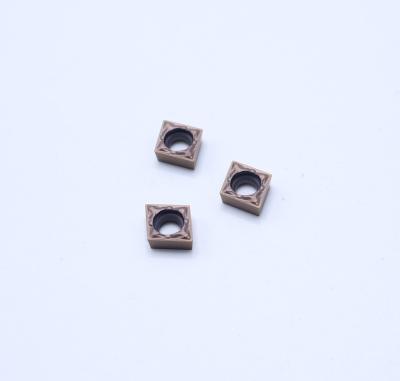 China High Hardness Fracture Resistance Cermet Cutting Tool CCMT060202-1PP PV2310 PVD Coated for sale