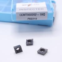China PV2210 Grade CNC Turning Inserts High Hardness CCMT060202-1HQ for sale
