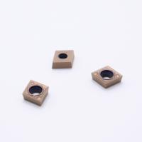 China CCMT060202-1HQ PV2310 Cermet Cutting Tool Inserts Bronze Material HRA92.5 Hardness Smooth Surface for sale
