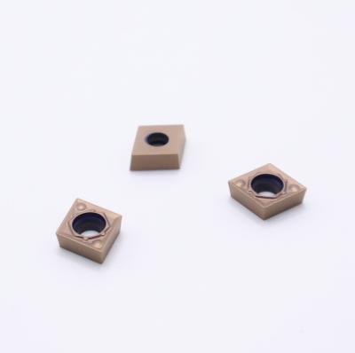 China CCMT060202-1HQ PV2310 Cermet Cutting Tool Inserts Bronze Material HRA92.5 Hardness Smooth Surface for sale