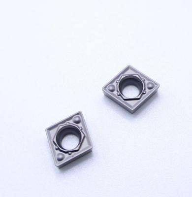 China Carbon Steel Workpiece CCMT060204-1HQ MC3015 Cermet Cutting Tool Inserts with Fracture Resistance and Smooth Surface for sale