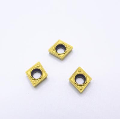 China Smooth Surface CCMT060204-1HQ PV2110 Cermet Turning Inserts with HRA92.5 Hardness and PVD Coating for sale