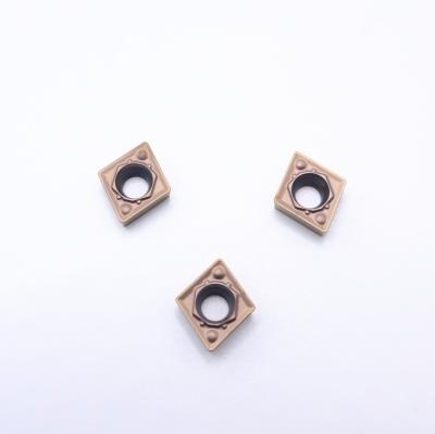 China Carbon Steel Workpiece CCMT060204-1HQ PV2310 Cermet Cutting Tool Inserts with Good Surface Smoothness for sale