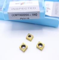China High Hardness HRA92.5 Internal Turning Fracture Resistance Cermet Cutting Tool Inserts CCMT060204-1HQ PV3115 for sale