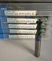China MAE PLUS Φ8.0x25x8Dx75mm 3 Flutes End Mill for Non-Ferrous Metals Aluminium and Copper Processing for sale