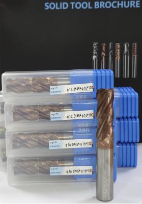 China MPE4 φ16.0 x 45x φ16 x 100mm Solid Carbide Milling Cutter 4 Flute Flat End Mill CNC Mill Cutter for sale