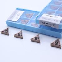China PVD Coated Carbide External Turning Insert , Negative Carbide Insert TNMG160404-KF PV8310 for sale