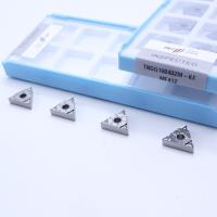 China Carbide External Turning Insert , Grounded Negative Carbide Insert TNGG160402M-KF MF412 for sale